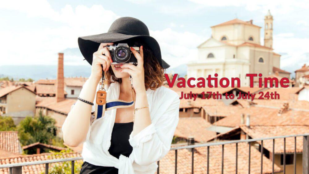 It’s vacation time! - Photography Academy